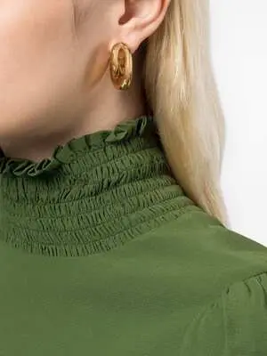 Charlotte Chesnais Initial Blow Earrings