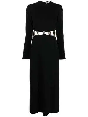 Simkhai Round-neck Midi Dress With Cut-out Detailing