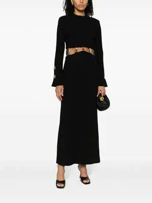 Simkhai Round-neck Midi Dress With Cut-out Detailing