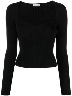 Simkhai Giuliana Sweetheart-neck Jumper