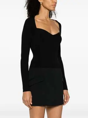 Simkhai Giuliana Sweetheart-neck Jumper