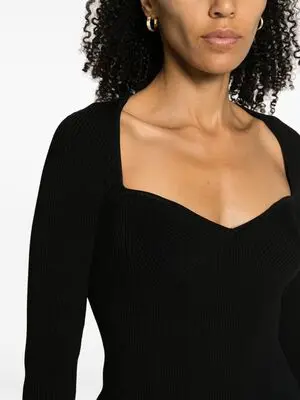 Simkhai Giuliana Sweetheart-neck Jumper
