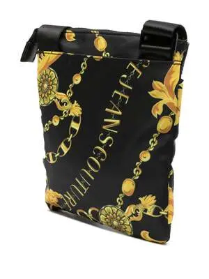 Versace Chain Couture-print Messenger Bag