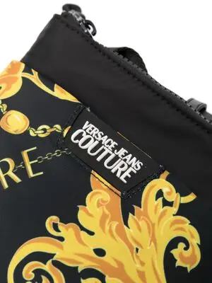 Versace Chain Couture-print Messenger Bag