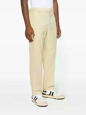 JIL SANDER Mid-rise Straight-leg Trousers - Neutrals