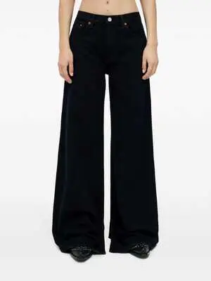 RE/DONE Low Rider Loose Jeans - Black