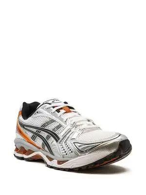 Asics Gel-kayano 14 Piquant Orange Sneakers - White