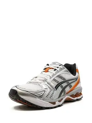 Asics Gel-kayano 14 Piquant Orange Sneakers - White