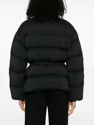 Alexander Wang Reflective-logo Jacquard Puffer Jacket