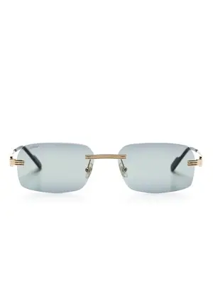 Cartier Logo-plaque Sunglasses