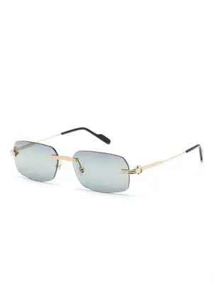 Cartier Logo-plaque Sunglasses
