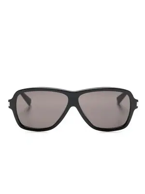 Saint Laurent Carolyn Oversized Sunglasses - Black