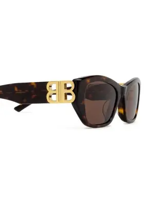 Balenciaga Dynasty Square-frame Sunglasses - Brown