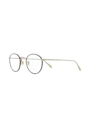 Oliver Spencer Coleridge Round Eyeglasses - Brown