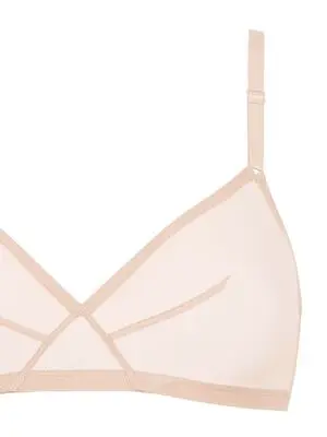 ERES Bel Sheer Tulle Triangle Bra - Neutrals