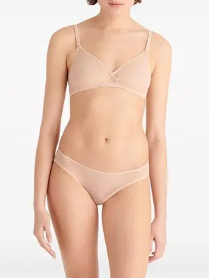 ERES Bel Sheer Tulle Triangle Bra - Neutrals