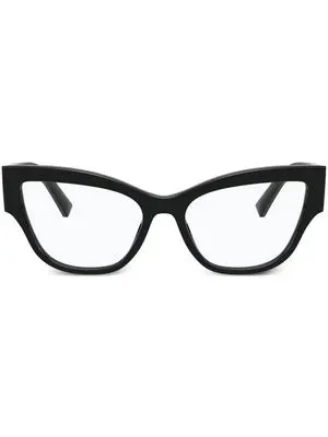 Dolce & Gabbana Cat-eye Frame Glasses - Black