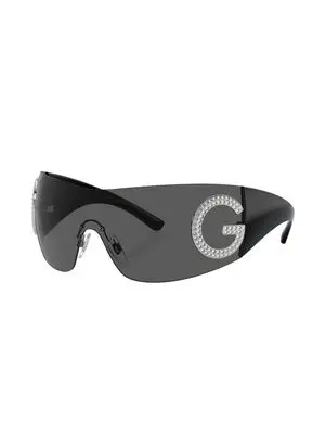 Dolce & Gabbana Re-edition Shield Sunglasses - Black