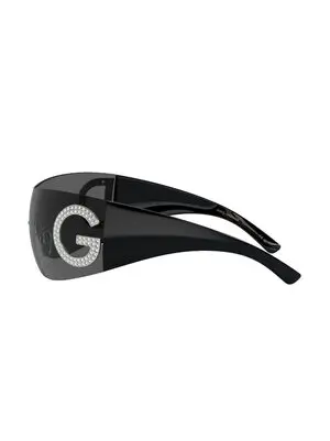 Dolce & Gabbana Re-edition Shield Sunglasses - Black