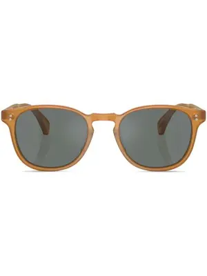 Oliver Spencer Finley Esq. Round-frame Sunglasses - Brown