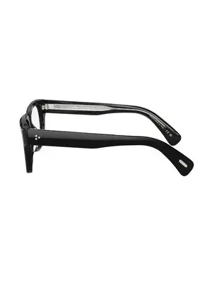 Oliver Spencer Birell Square-frame Eyeglasses - Black