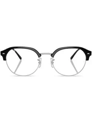 Ray-ban Round-frame Glasses - Black