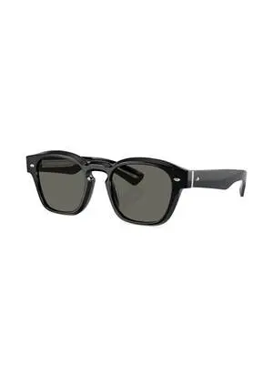 Oliver Spencer Maysen Square-frame Sunglasses - Black