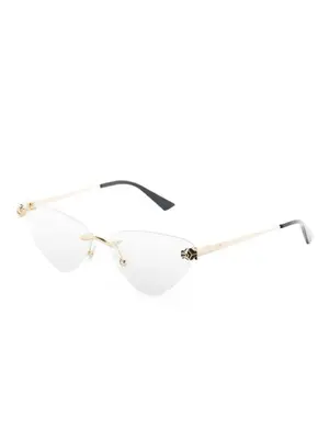 CARTIER Cat-eye Frame Glasses