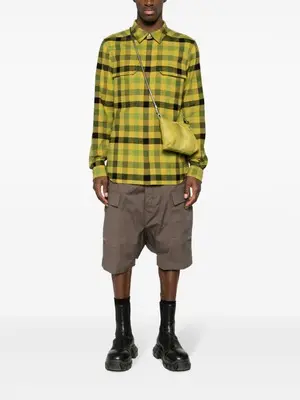 Rick Owens Check-pattern Cotton Shirt