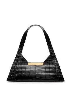 Bally Crocodile-effect Shoulder Bag