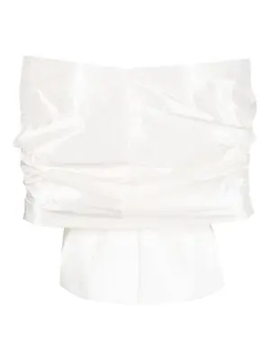V:PM ATELIER Bela Off-shoulder Top - White