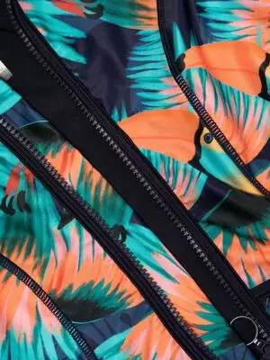 DUSKII Toucan-print Cropped Rash Guard