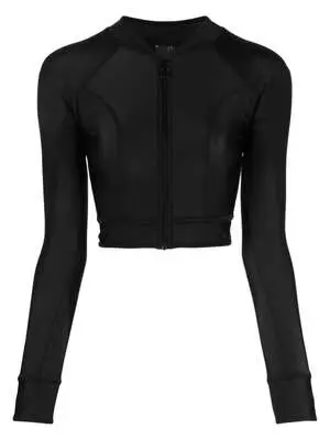 DUSKII Zip-up Cropped Rash Guard