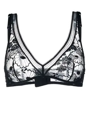 ERES Millefleurs Lace Triangle Bra - Blue