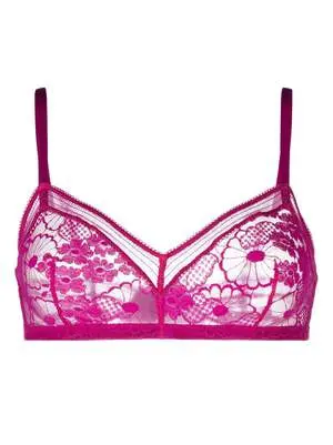 ERES Royal Lace Triangle Bra - Pink