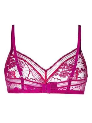 ERES Royal Lace Triangle Bra - Pink