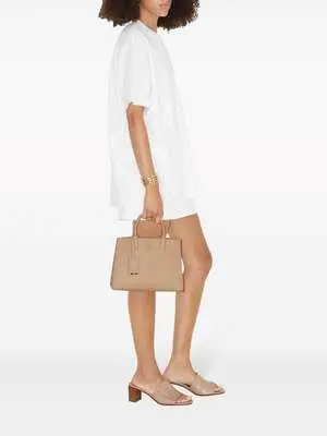 Burberry Frances Leather Tote - Neutrals