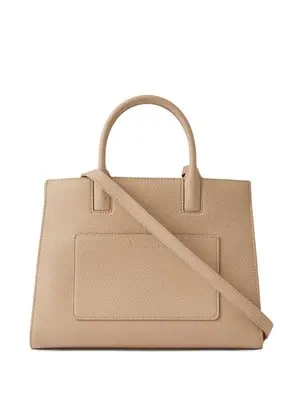 Burberry Frances Leather Tote - Neutrals