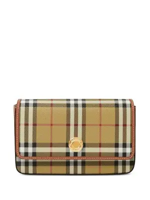 Burberry Hampshire Check Crossbody Bag - Neutrals