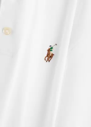 Polo Ralph Lauren Slim Pima Cotton Polo Shirt - White