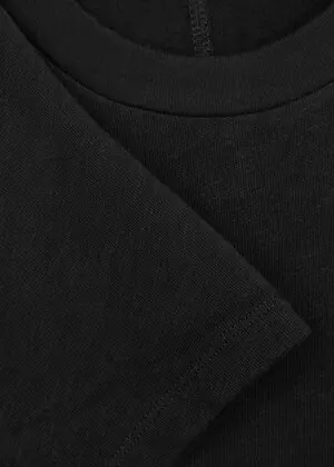 American Vintage Sonoma Slubbed Cotton T-shirt - Black