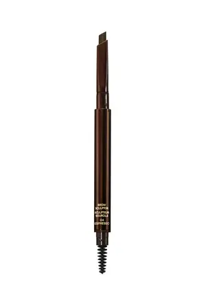 TOM FORD Brow Sculptor, Eyebrow Pencil Matte, Tailor-made Stroke, Thin To Wide, Grooming Brush, Sharpener - Espresso
