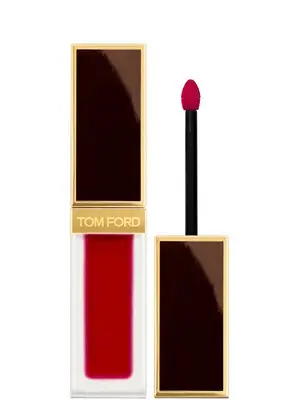 TOM FORD Liquid Lip Luxe Matte, Lipstick, Devoted, Long-lasting, Transfer-resistant, Black Rose Oil, Seaweed Extracts, Blur Look Of Fine Lines 127 Temptress