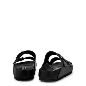 BIRKENSTOCK Arizona Leather Sliders