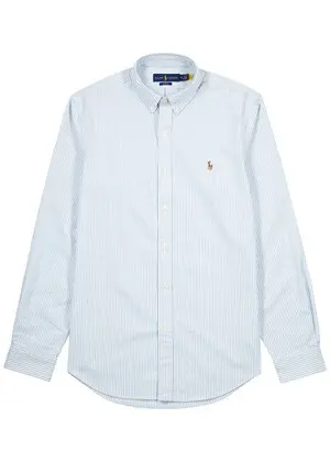 Polo Ralph Lauren Striped Piqué Cotton Oxford Shirt