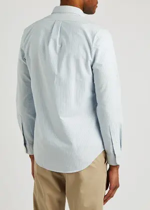 Polo Ralph Lauren Striped Piqué Cotton Oxford Shirt
