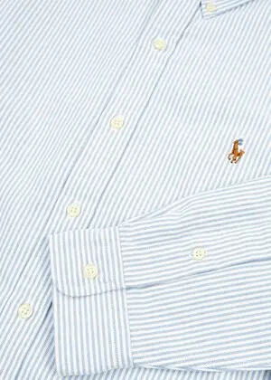 Polo Ralph Lauren Striped Piqué Cotton Oxford Shirt
