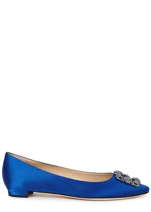 Manolo Blahnik Pull On Flats For Women