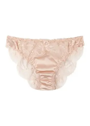FLEUR OF ENGLAND Signature Lace Briefs - Nude