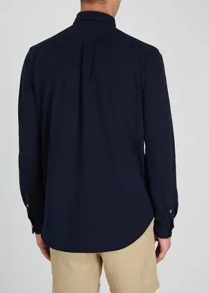 Polo Ralph Lauren Piqué Cotton Shirt - Navy